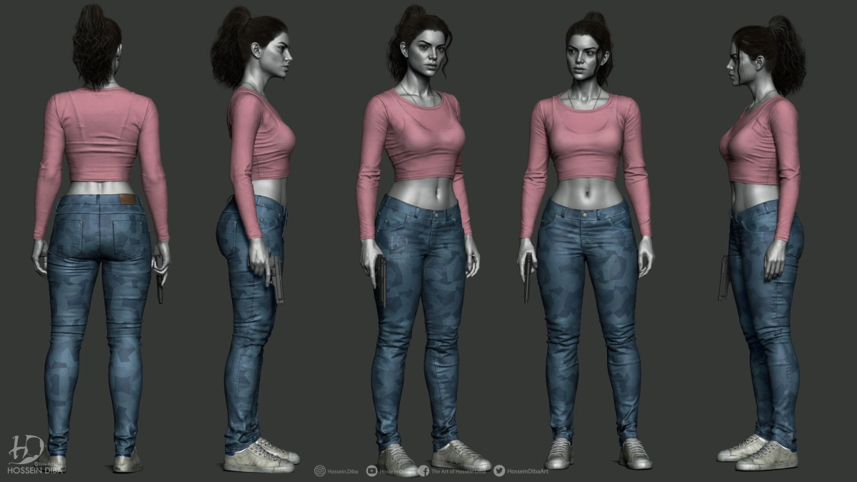 GTA 6 Lucia 3D Model By Hossein Diba 51 - GTAVice.net
