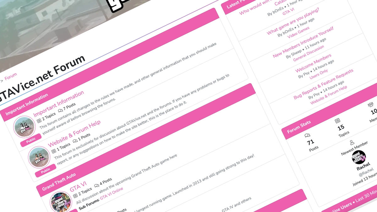 Introducing Our Community Forums - GTAVice.net