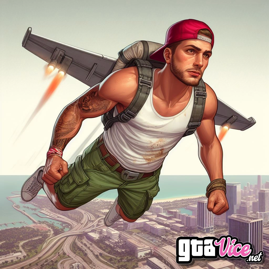 Jason Jetpack Concept Art (AI Generated By Psy) - GTAVice.net