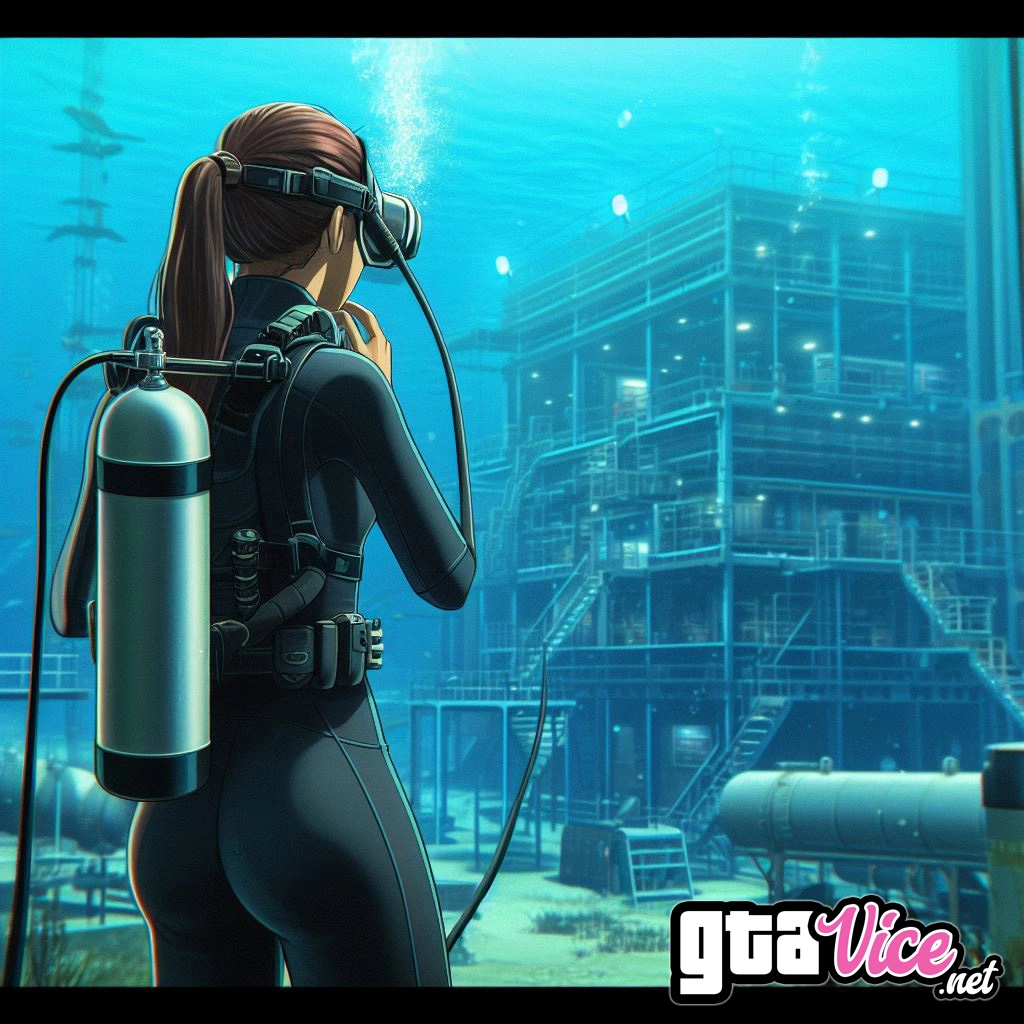 Lucia Scuba Diving Concept Art (AI Generated By Psy) - GTAVice.net