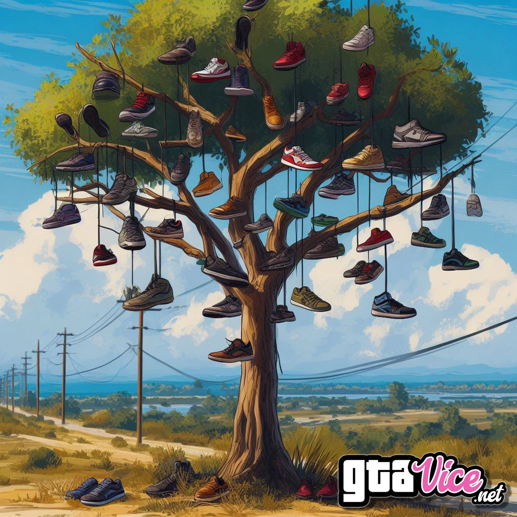 Shoe Tree Concept Art (AI Generated By Psy) - GTAVice.net