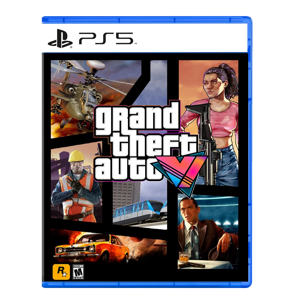 GTA VI PS5 Box Art Concept By mnm345 - GTAVice.net