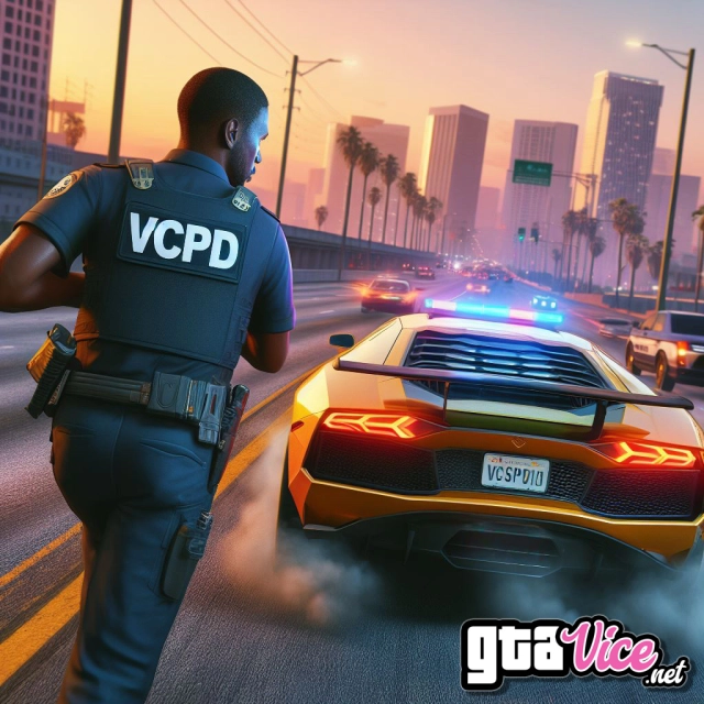 VCPD Cheetah Concept Art (AI Generated By Psy) - GTAVice.net