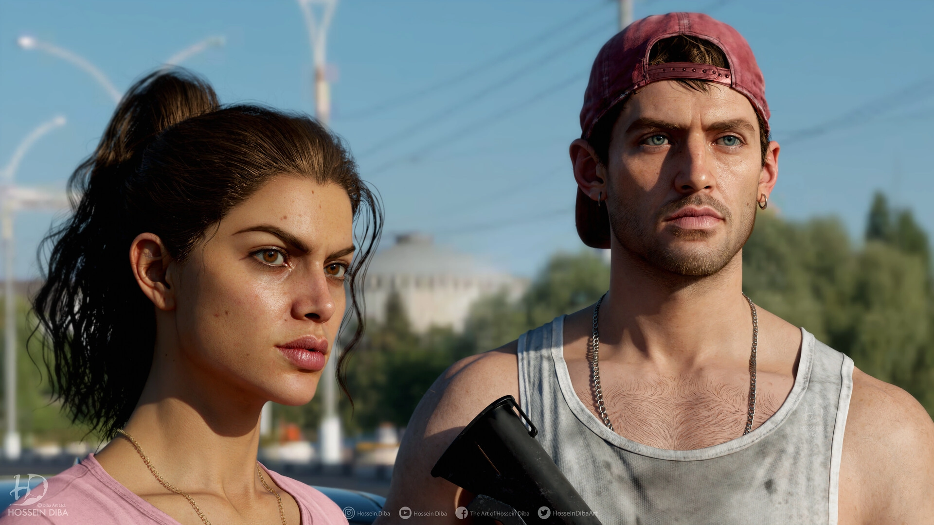 Check Out Hossein Diba's 3D Models of Jason and Lucia - GTAVice.net
