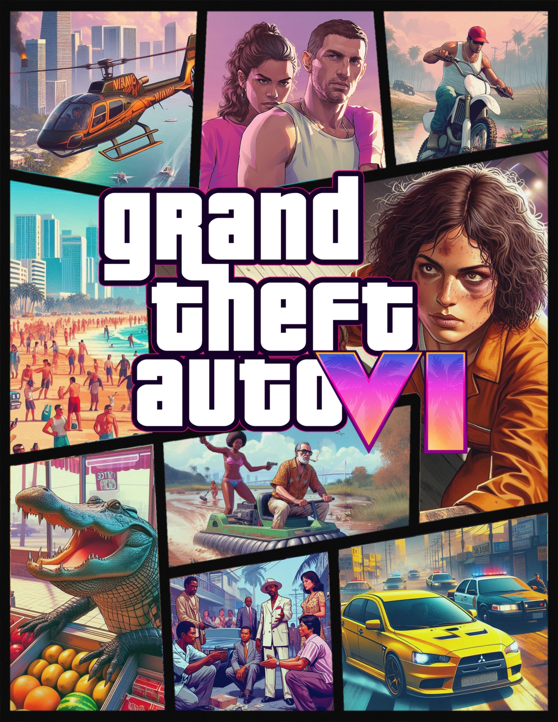 GTA VI Cover Concept by OtherMoxxi - GTAVice.net
