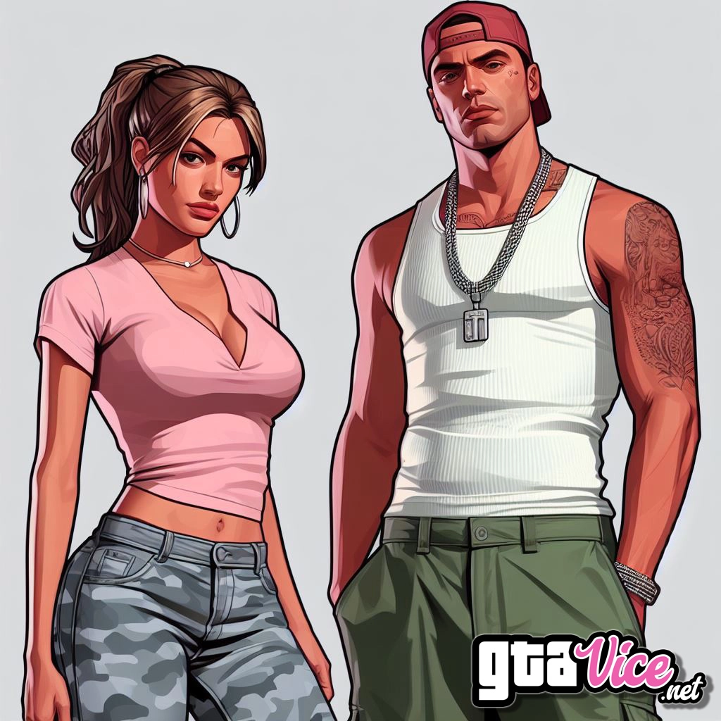 Lucia and Jason Plain Character Concept Art (AI Generated By Psy ...