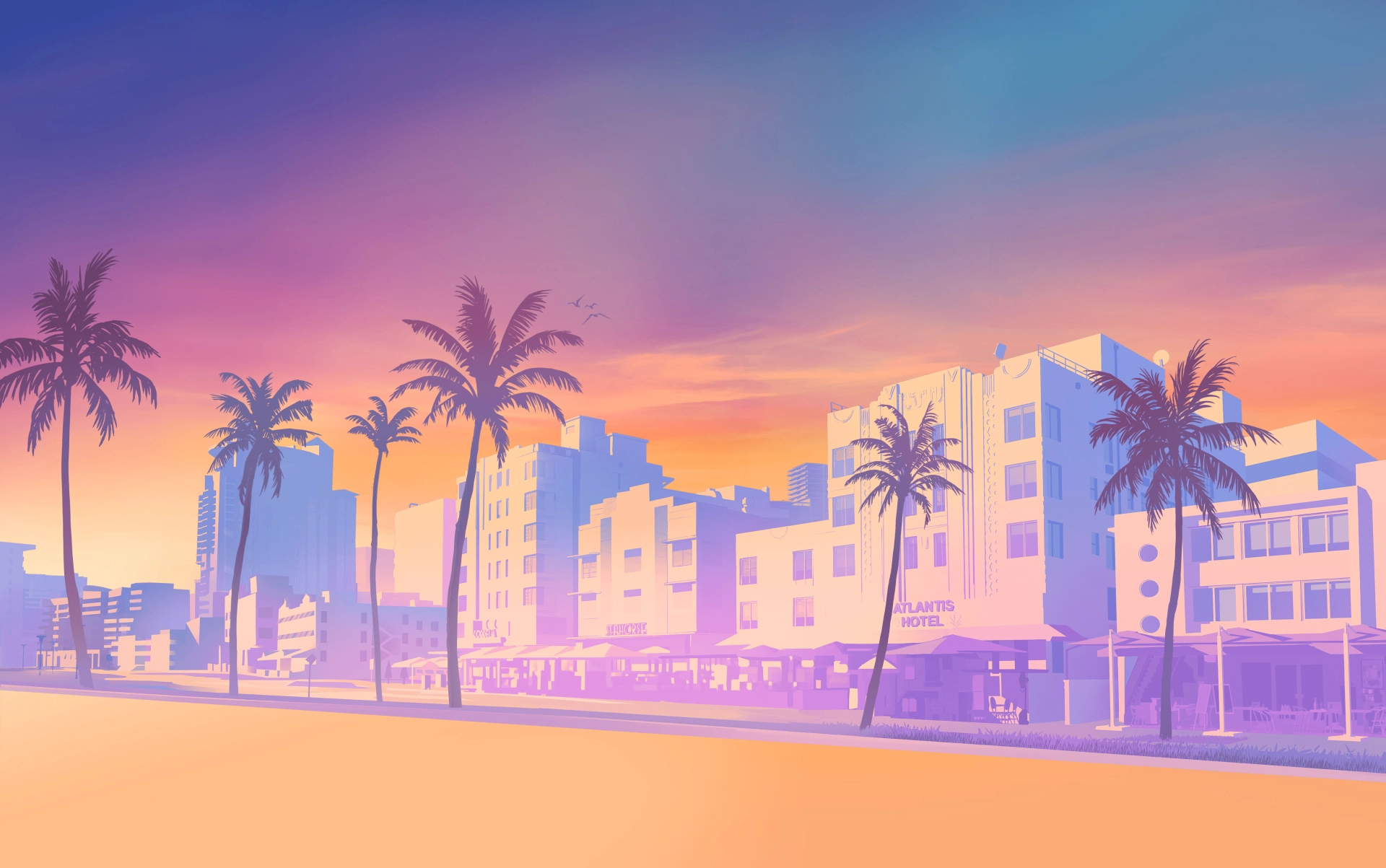 Rockstar Games Official Street Artwork (Plain) - GTAVice.net