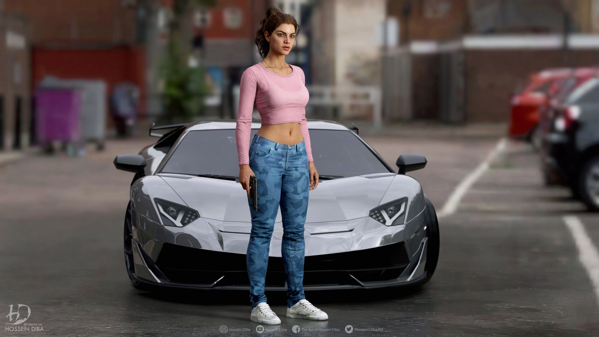 Creating Lucia - Hossein Diba's 3D Model of GTA 6's Female Protagonist ...