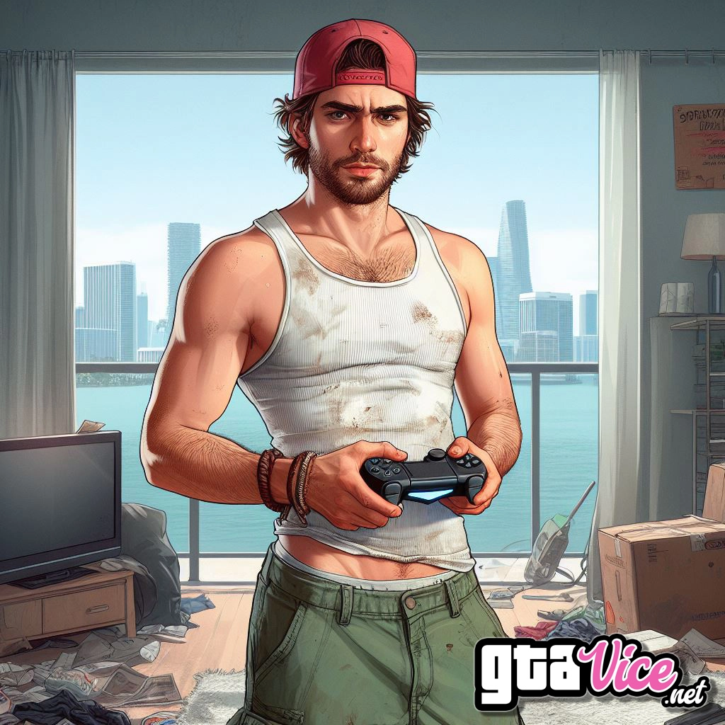 Jason The Gamer Concept Art (AI Generated By Psy) - GTAVice.net