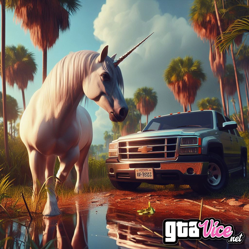 Unicorn Concept Art (AI Generated By Psy) - GTAVice.net